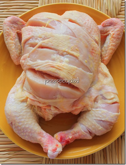 PreeOccupied: Jamie’s Whole-roasted Chicken with Homemade Barbecue Sauce